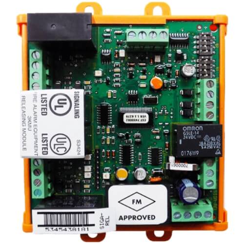 Edwards SIGA-REL Releasing Module (NEW) – Fire Alarm Depot