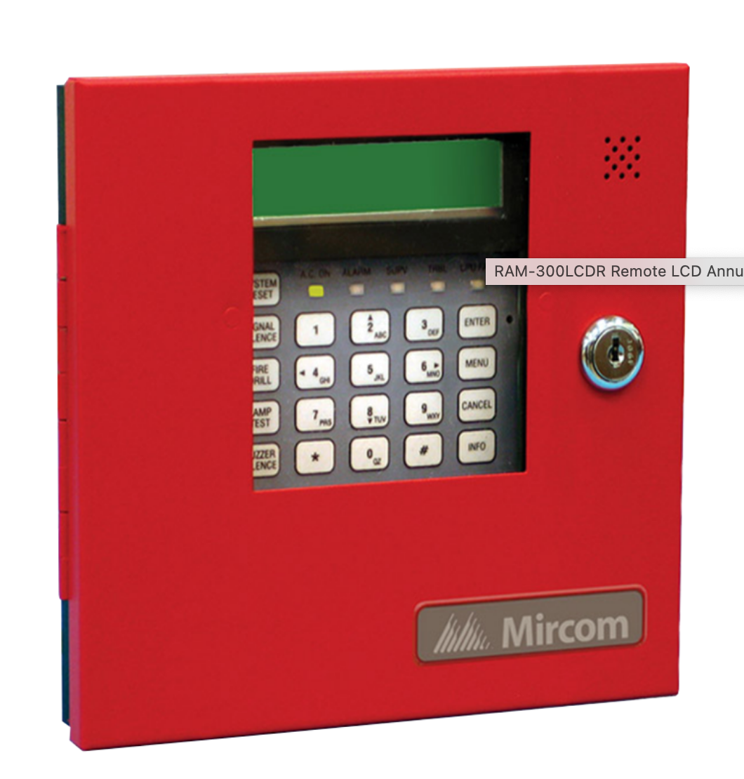 Mircom RAM-300LCDR Remote LCD Annunciator (NEW) – Fire Alarm Depot