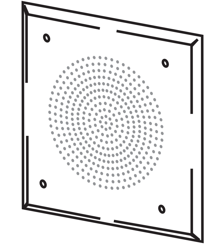Mircom SP-208-70W Eight Inch Square Speaker (NEW) – Fire Alarm Depot