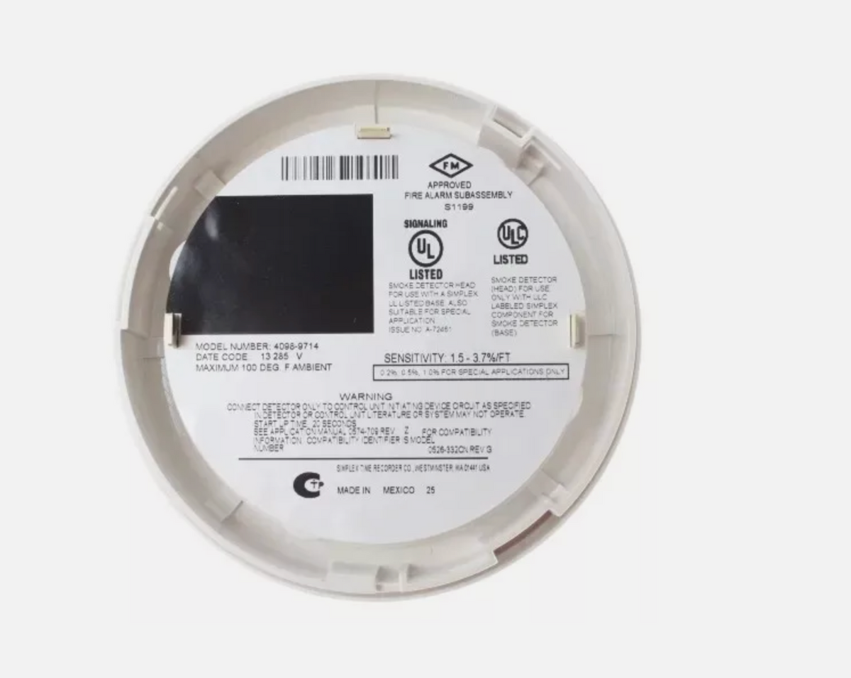 Simplex 4098-9714 Smoke Detector (NEW) – Fire Alarm Depot