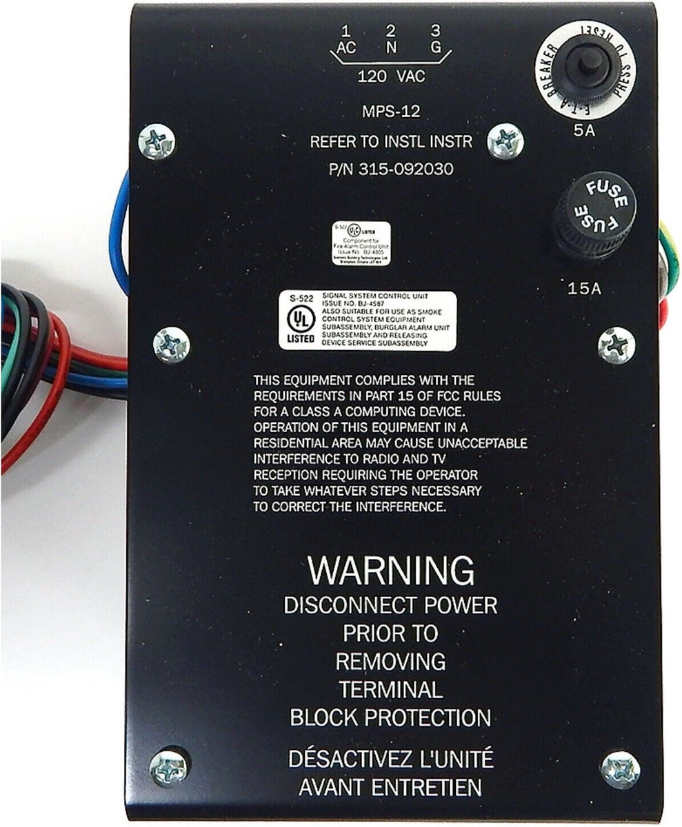 Siemens MPS-12 Power Supply Module (NEW) – Fire Alarm Depot