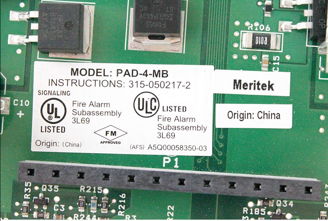 Siemens PAD-4-MB Expander Main Board (REFURBISHED) – Fire Alarm Depot