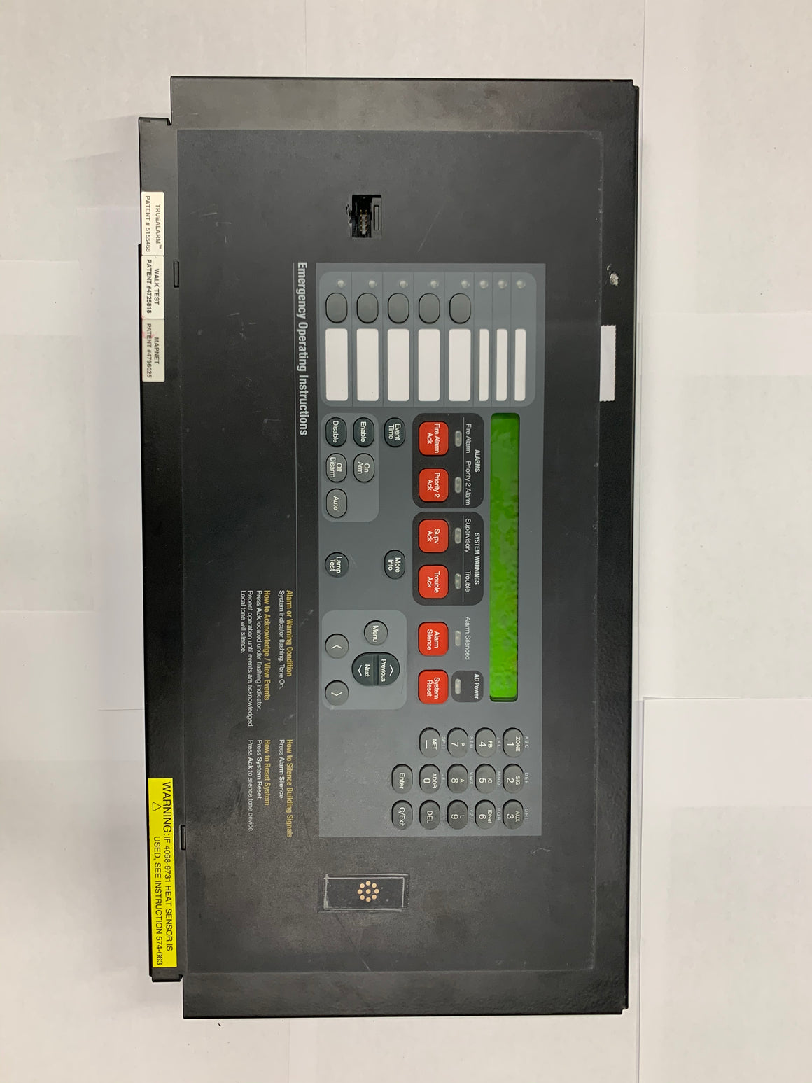 Simplex 4100-7150 Retrofit Front Display Panel Assembly (NEW) – Fire ...