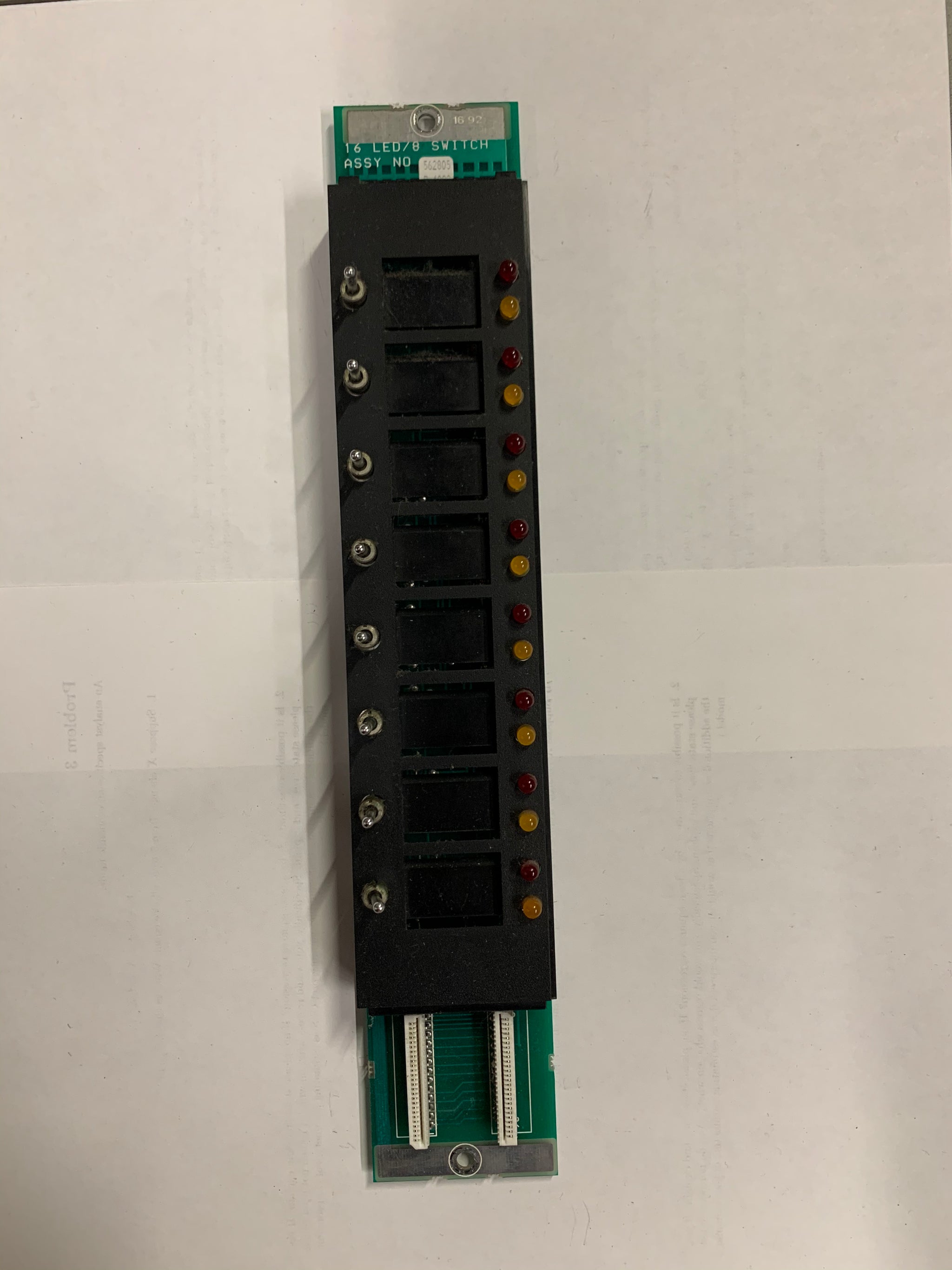 Simplex 562-805 (Rev B) 16 LED/8 Switch Assembly (REFURBISHED) – Fire ...